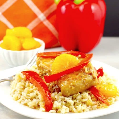 Easy Pork Dinner| Mandarin Orange&Red Pepper Pork-Food Meanderings