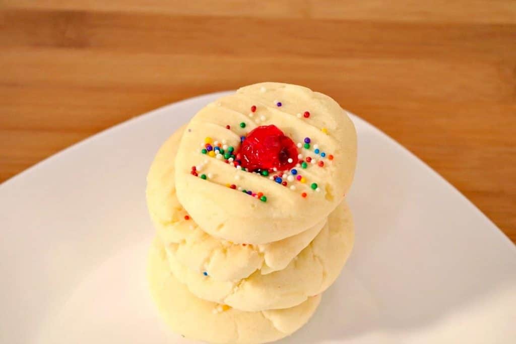 Whipped Shortbread Cookies (with cornstarch) - Food Meanderings