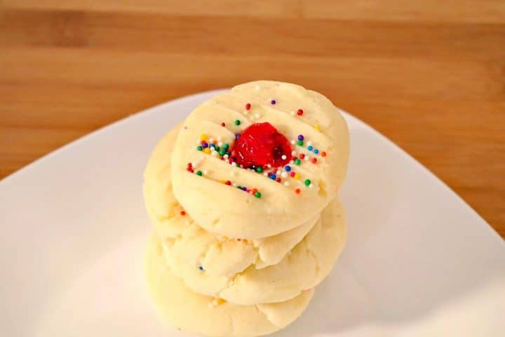 Whipped Shortbread Cookies (with cornstarch) - Food Meanderings