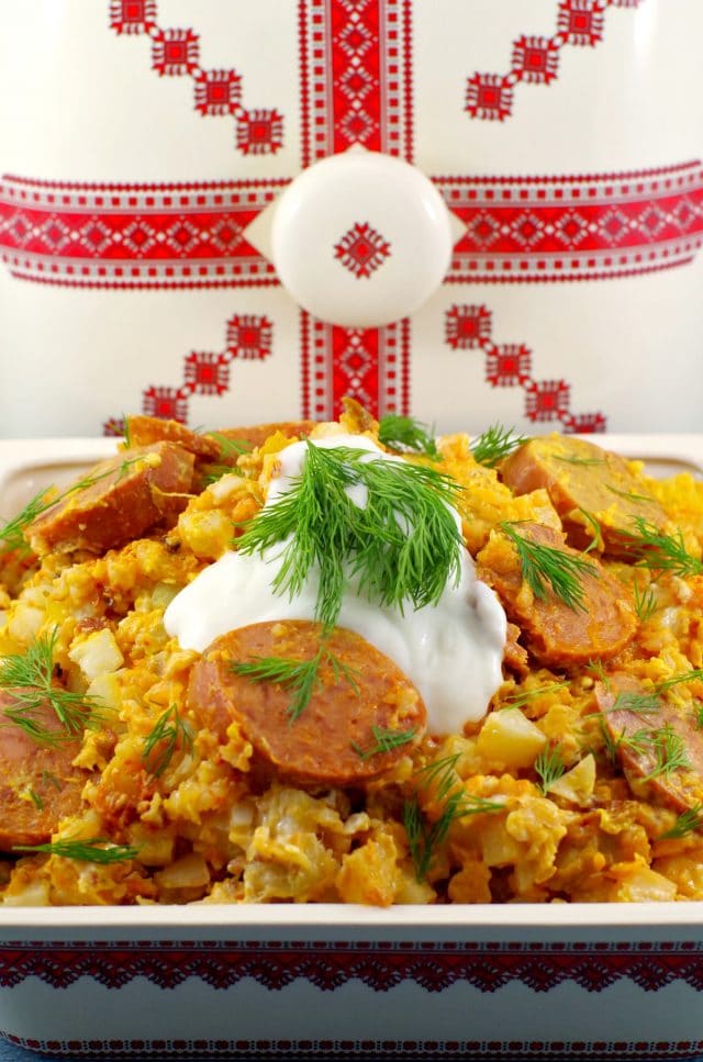 Ukrainian Crock Pot Casserole - Food Meanderings