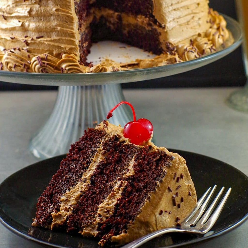 Root Beer Float Layer Cake - Food Meanderings