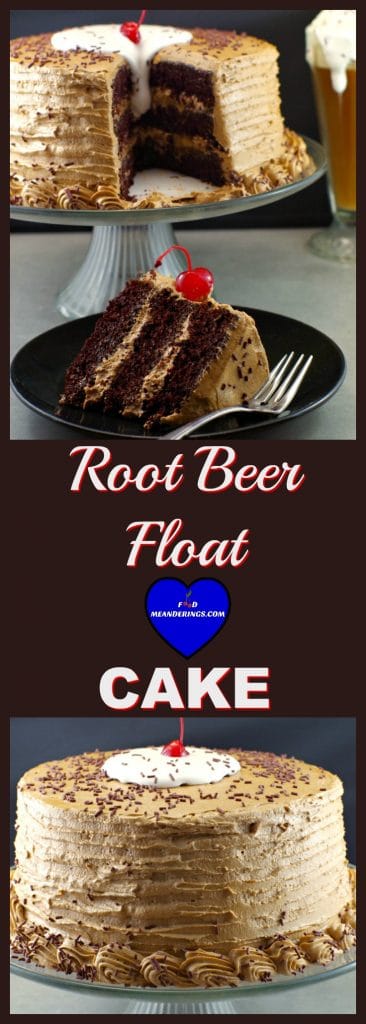 Root Beer Float Cake Recipe | Birthday Cake recipe - Food Meanderings