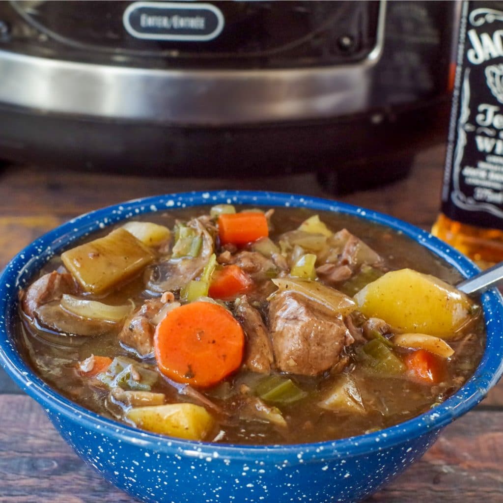 Healthy Slow Cooker Chicken Stew - Food Meanderings