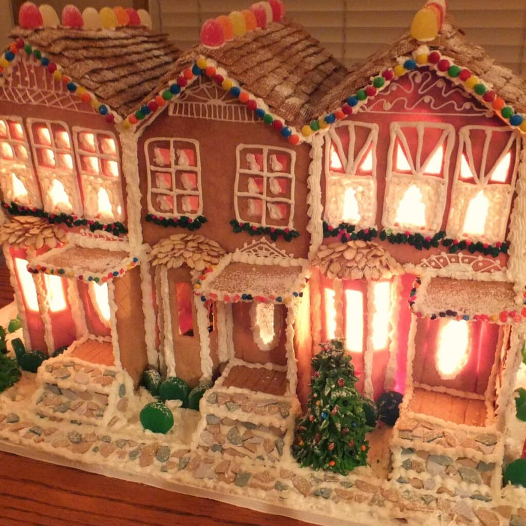 Top 10 tips for building a large gingerbread house - Food Meanderings