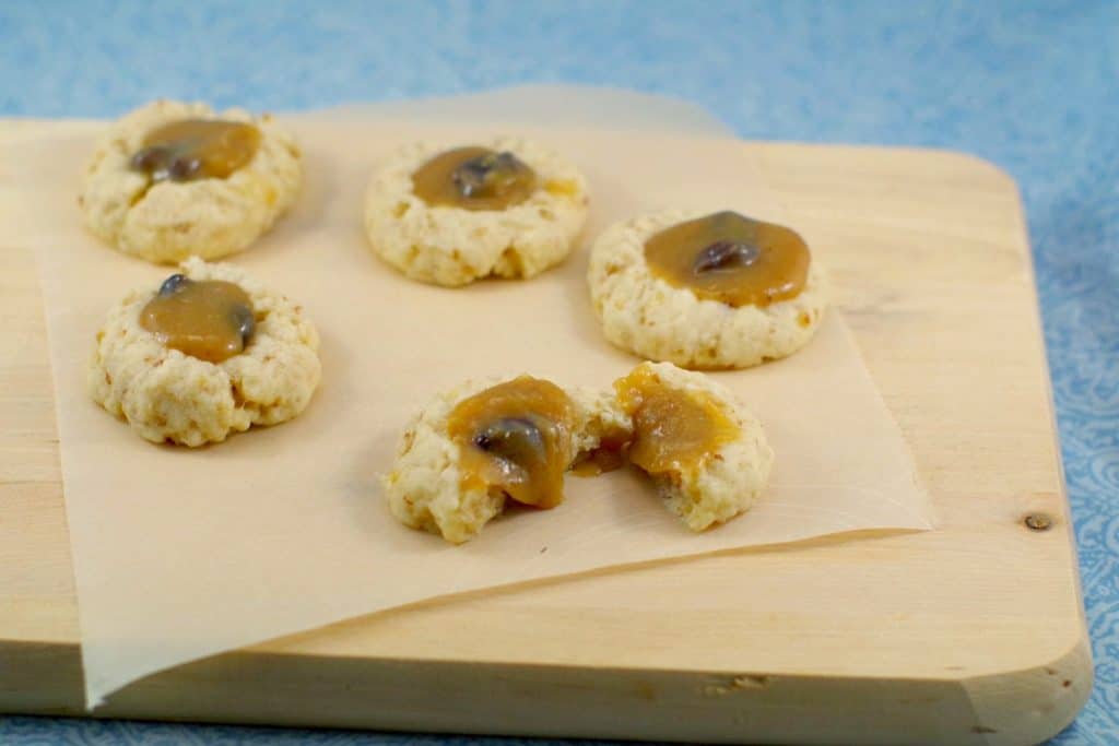 Thumbprint Butter Tart Cookies - Food Meanderings