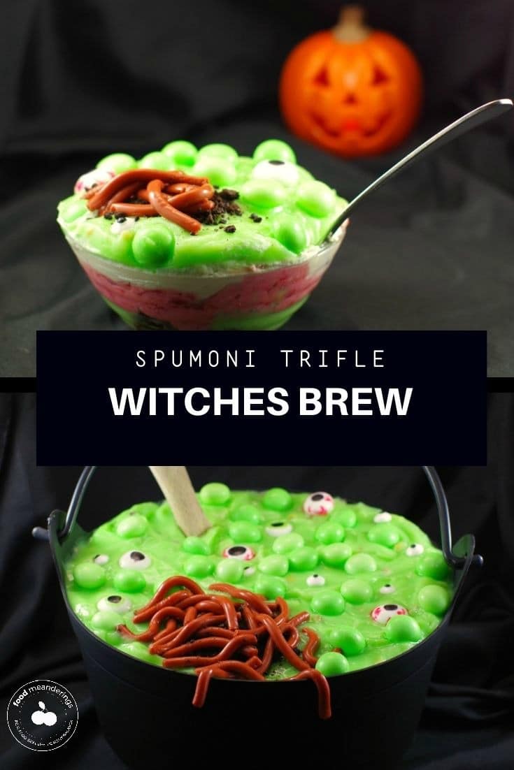 Witches Brew Halloween Trifle (Halloween potluck dessert) - Food ...