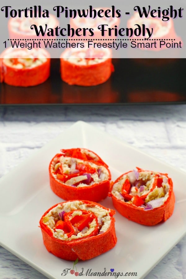 Tortilla Chicken Pinwheels (WW friendly) - Food Meanderings