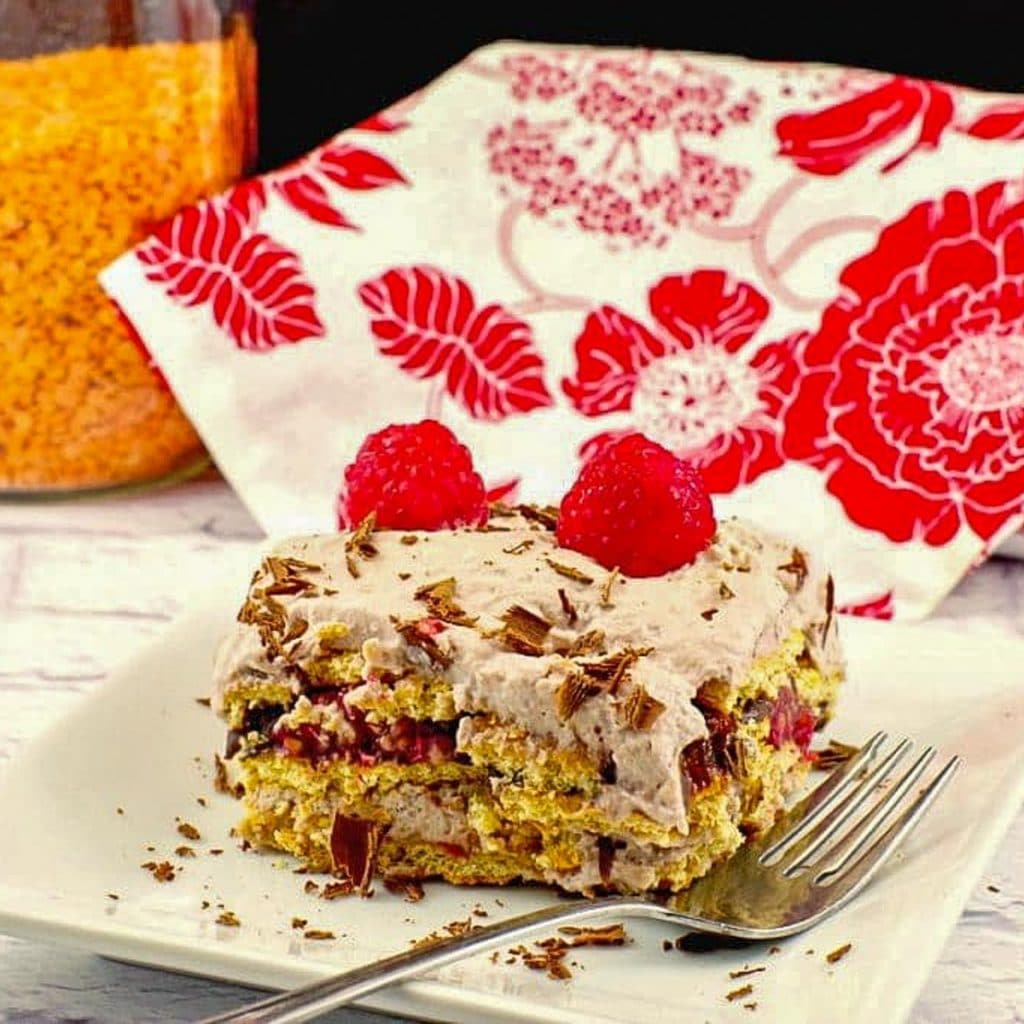 Red Lentil Chocolate Dessert Lasagna - Food Meanderings