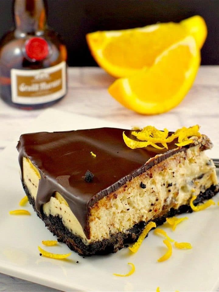 Cranberry Bread Pudding Cheesecake - Food Meanderings