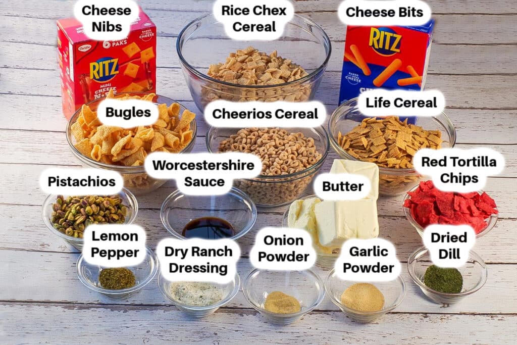 Savory Christmas Snack Mix - Food Meanderings