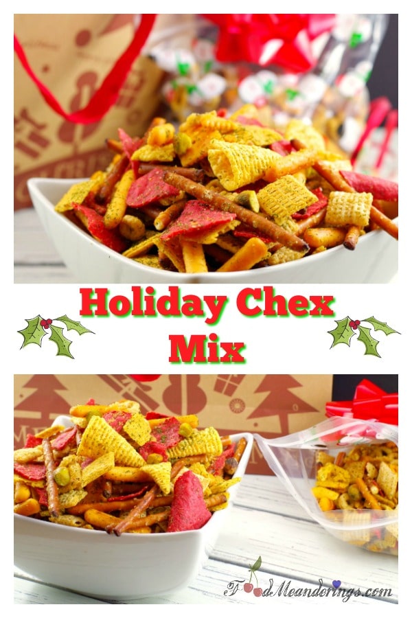 Savory Christmas Snack Mix - Food Meanderings