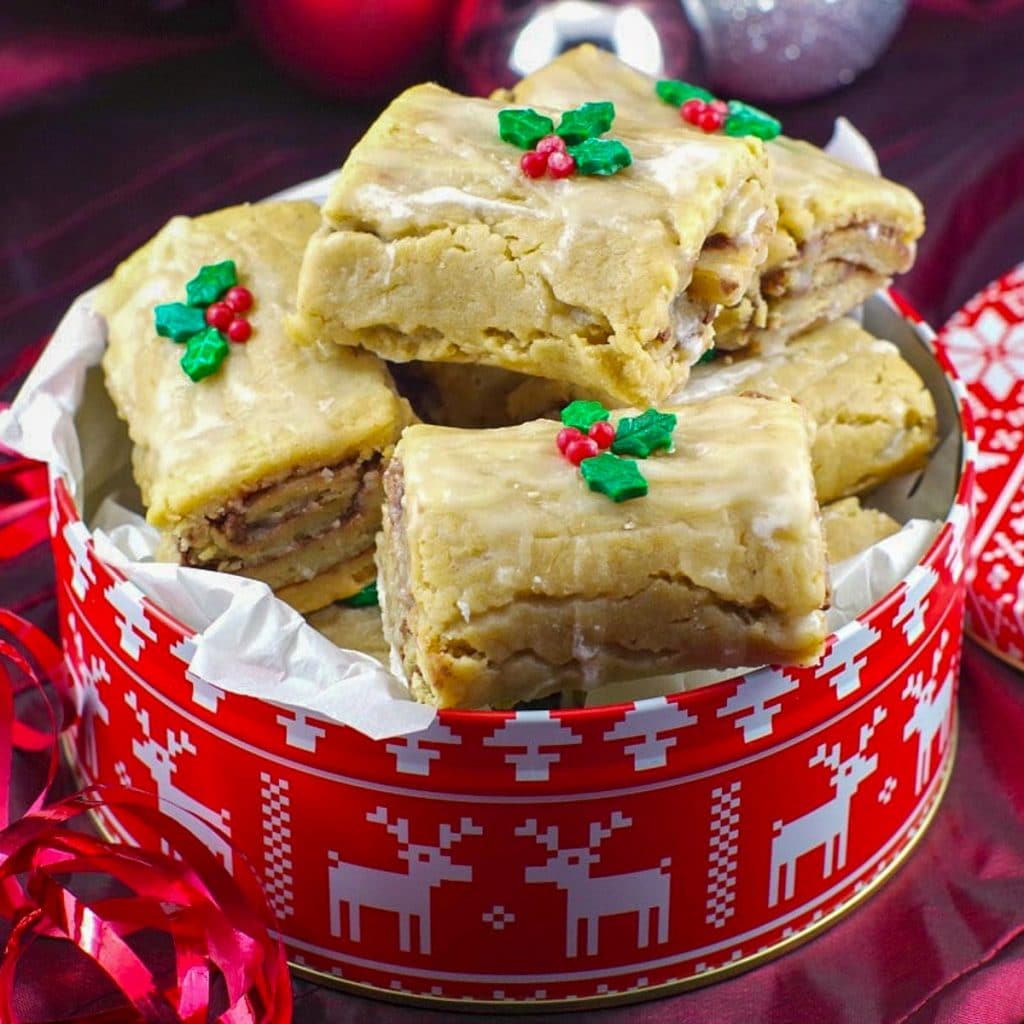 Gingerbread Yule log cookies -Food Meanderings