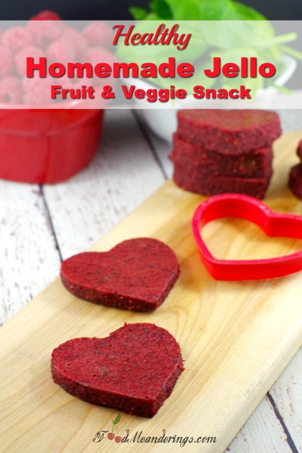 Healthy Jello Fruit and Vegetable Snacks - Food Meanderings