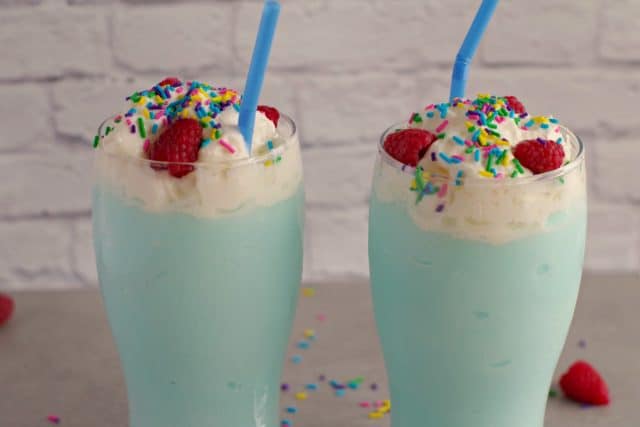 Blue Raspberry Slushie | non alcoholic- Food Meanderings