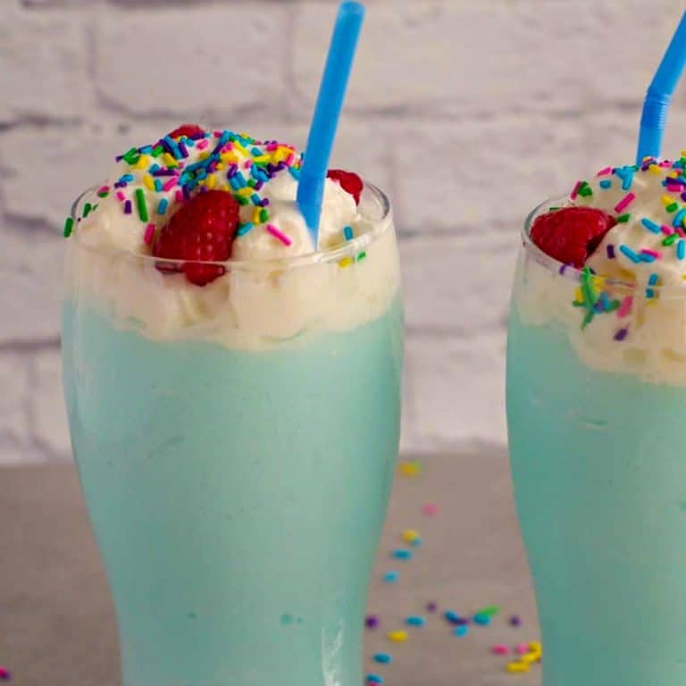 Blue Raspberry Slushie | non alcoholic- Food Meanderings