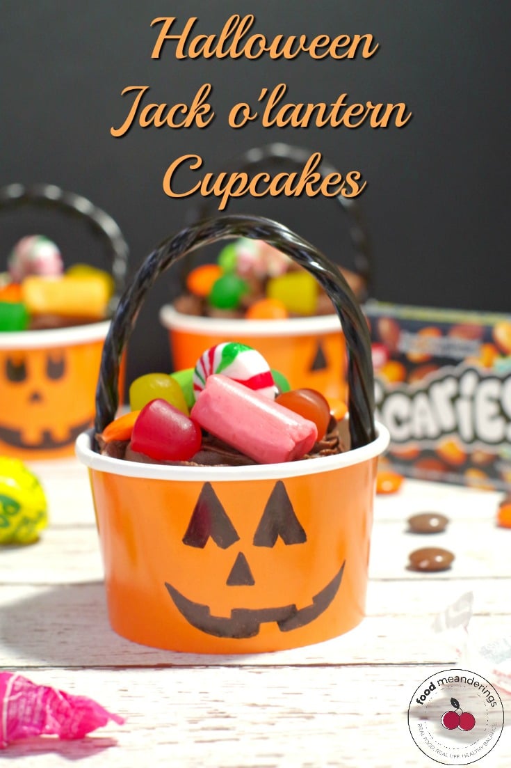 Halloween Jack o'latern Cupcakes- Food Meanderings