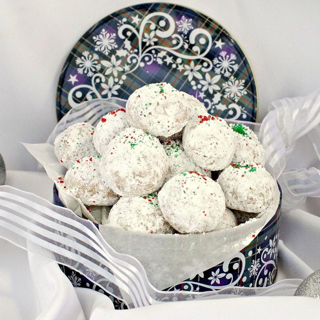Gingerbread Snowball Cookies - Food Meanderings