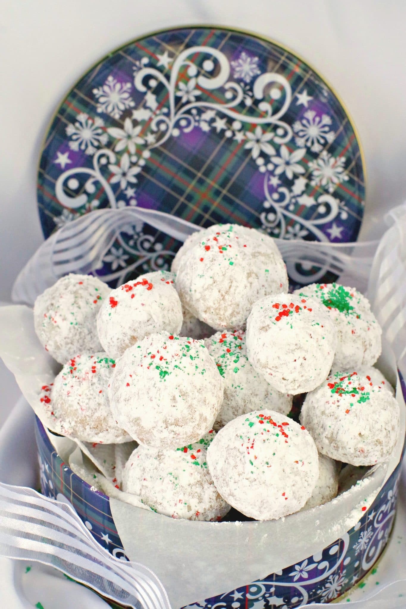 Gingerbread Almond Snowball Cookies - Food Meanderings