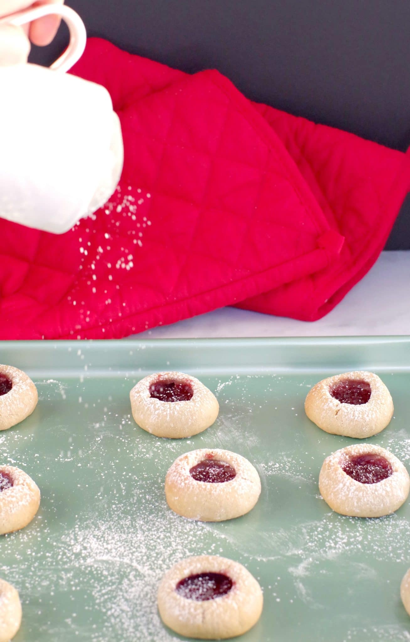 Raspberry Jam Cookies (classic thumbprint) - Food Meanderings