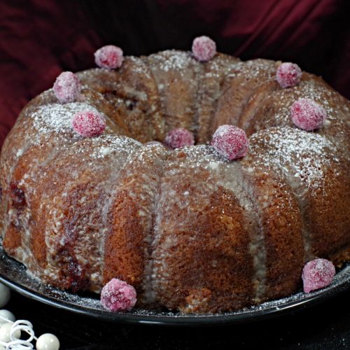 Cranberry Coffee Cake | leftover cranberry sauce - Food Meanderings