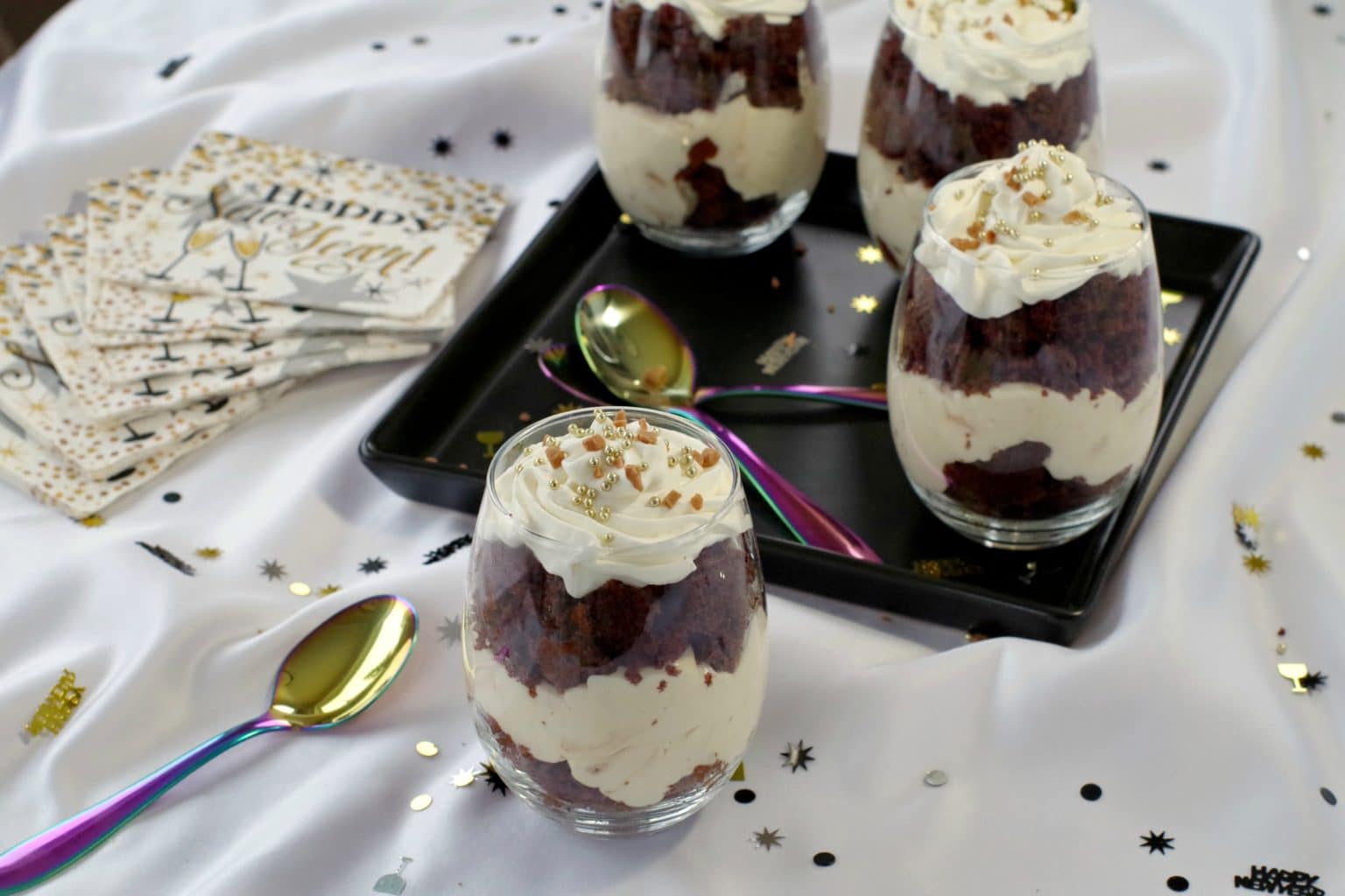 Mini Eggnog Trifle - Food Meanderings