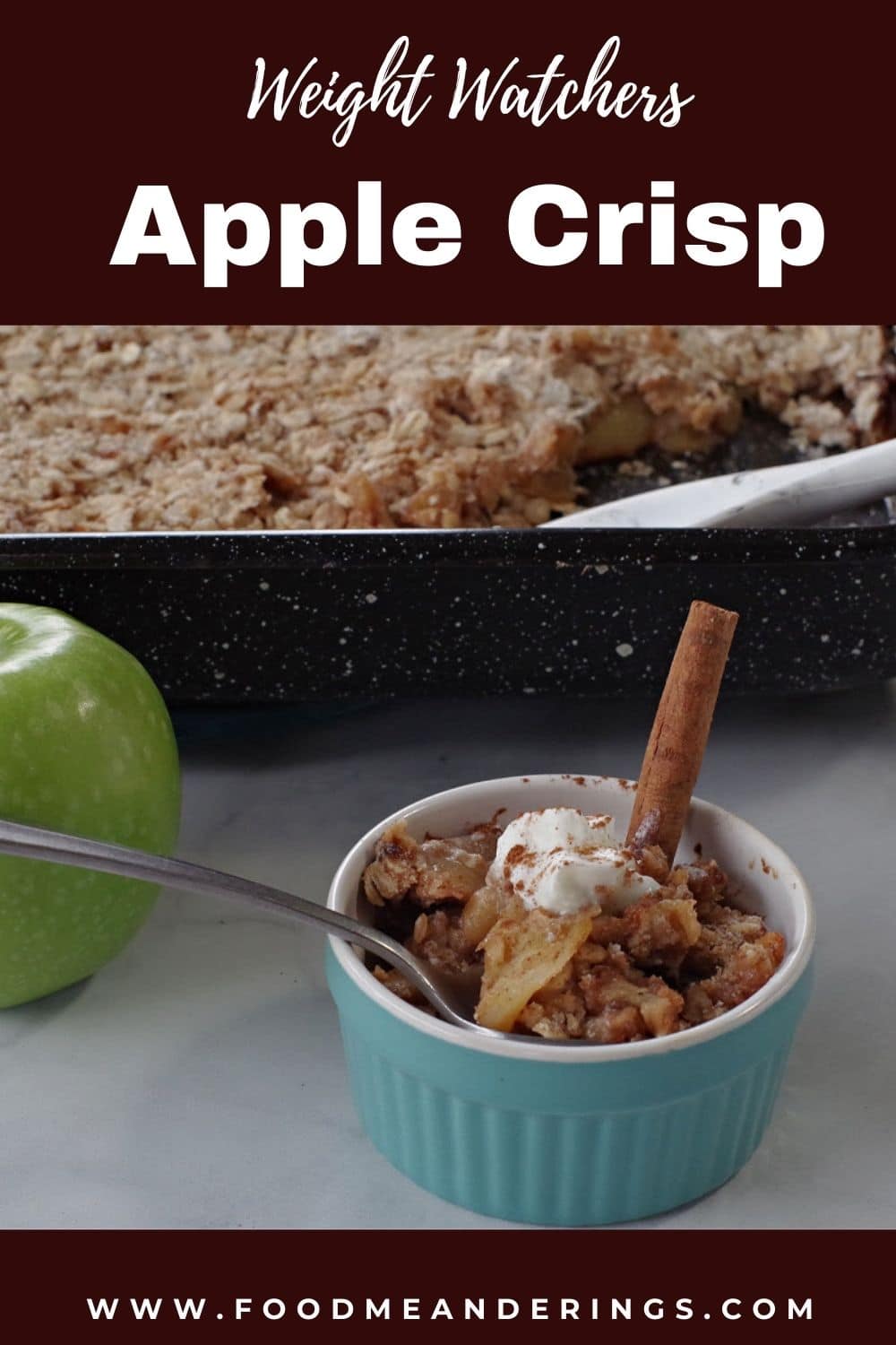 Weight Watchers Apple Crisp - Food Meanderings