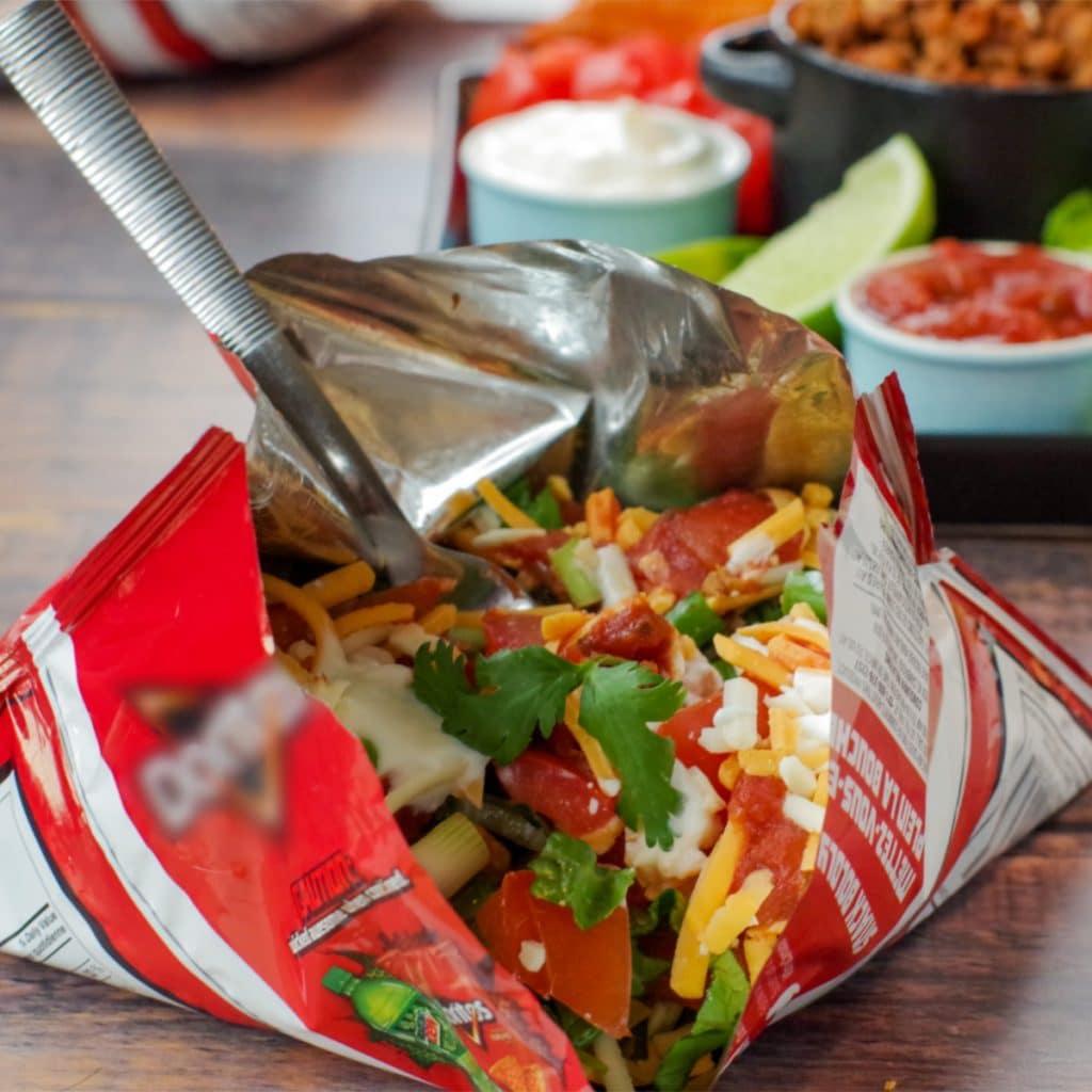 Tacos in a Bag | walking tacos - Food Meanderings