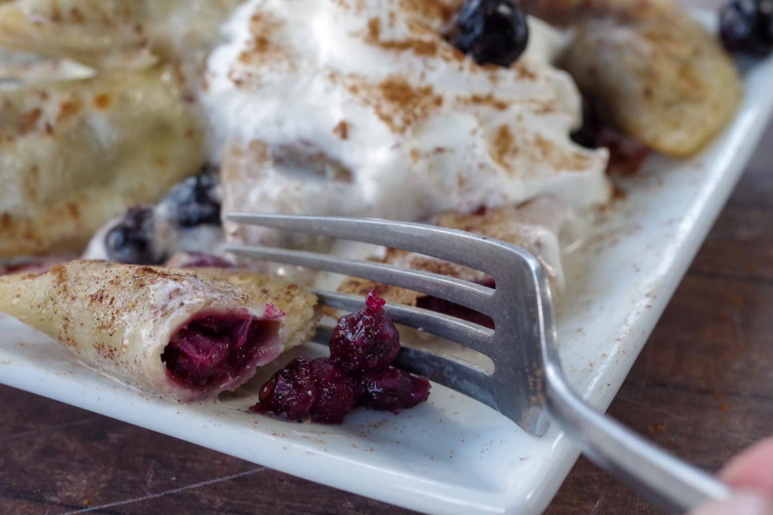 Saskatoon Berry Dessert Perogies - Food Meanderings