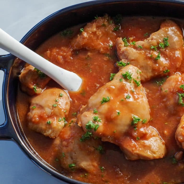 Chicken in a Hurry (baked chicken thighs) - Food Meanderings