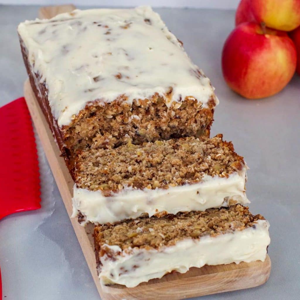 Apple Walnut Bread (with brown butter glaze) - Food Meanderings