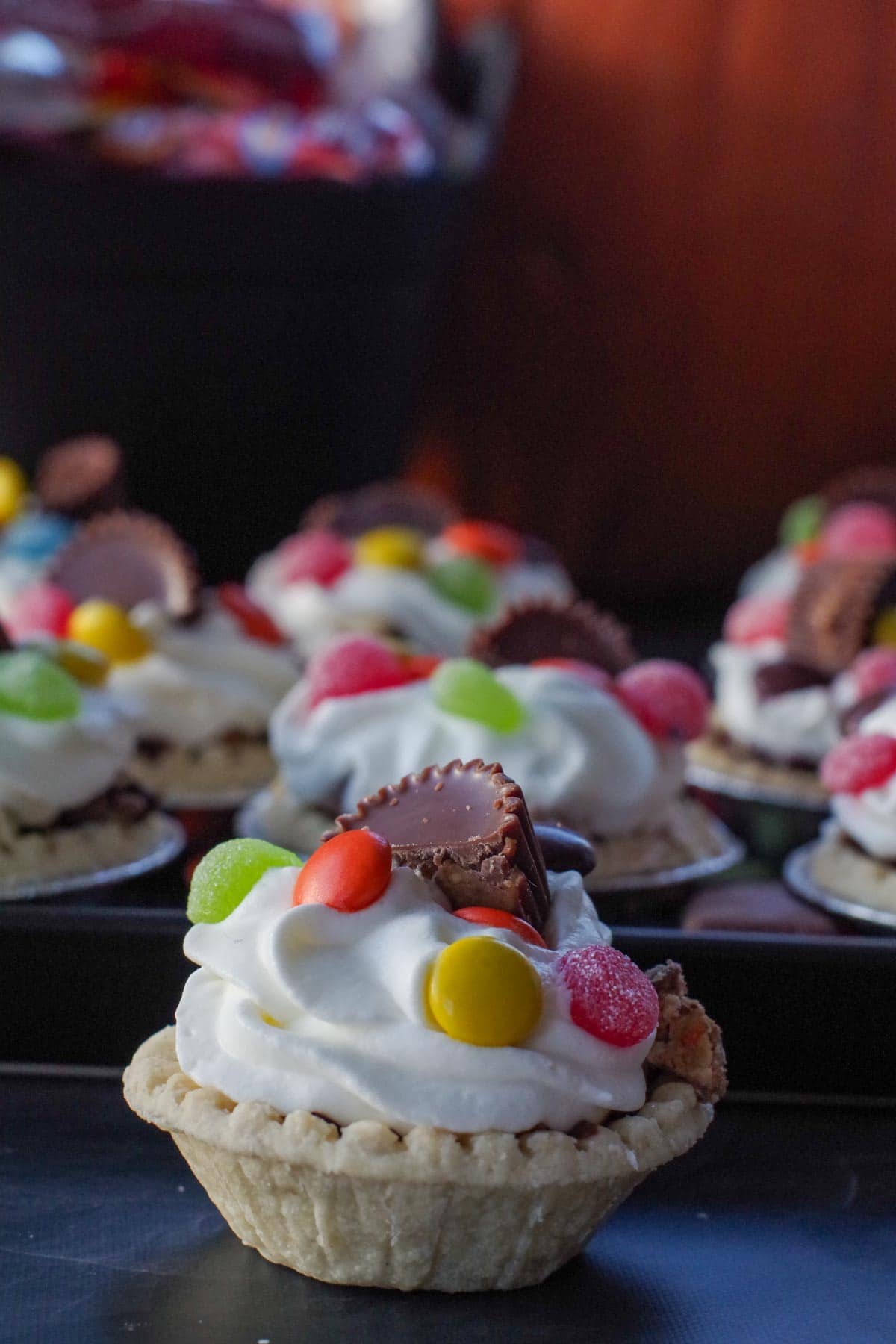 Leftover Candy Halloween Tarts - Food Meanderings