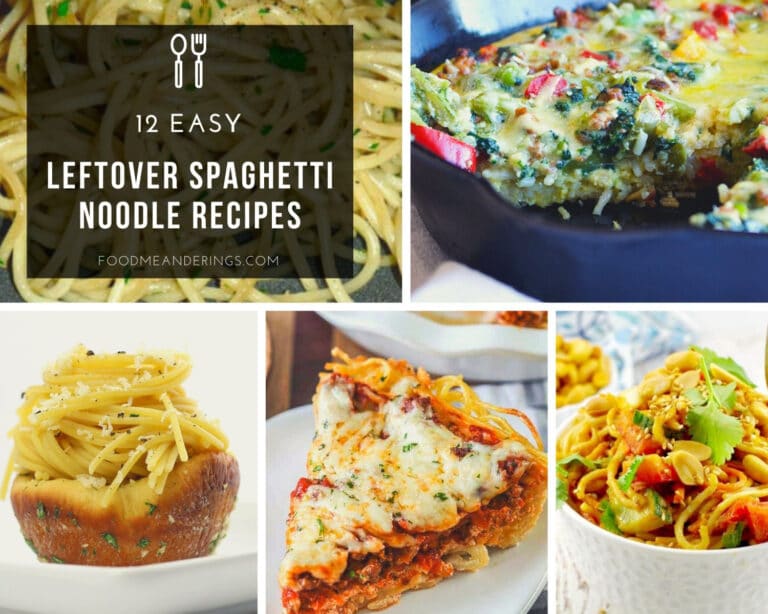 12 Easy Leftover Spaghetti Noodle Recipes - Food Meanderings