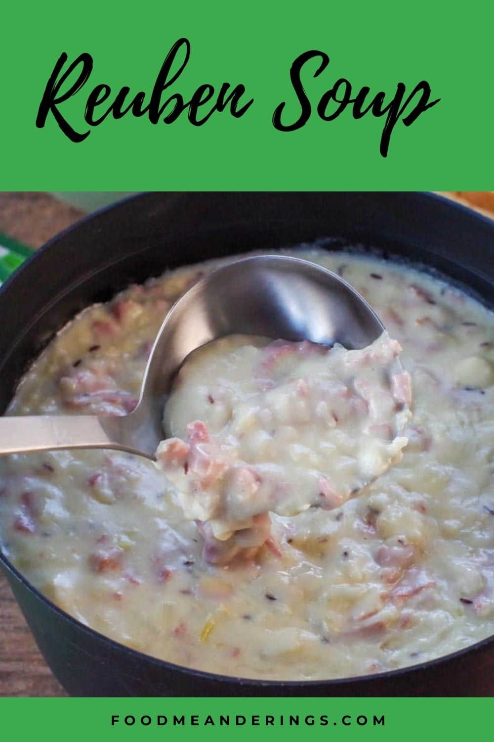 Healthy Reuben Soup - Food Meanderings