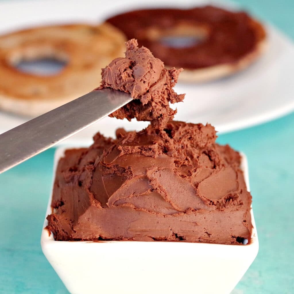 Chocolate Cream Cheese Spread-Food Meanderings