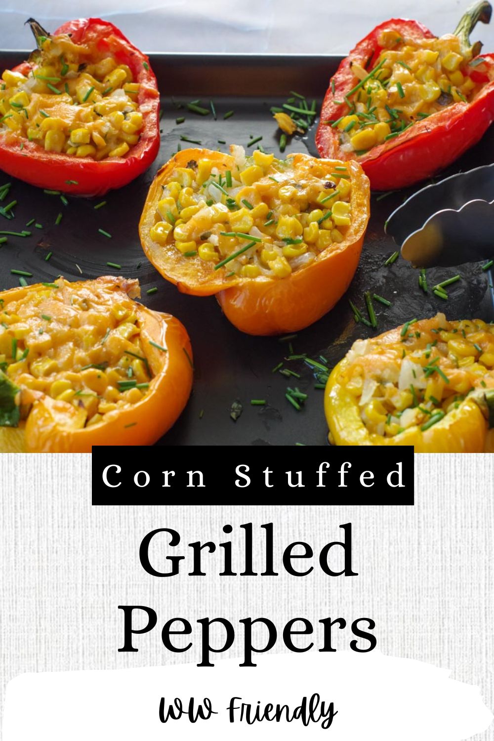 Corn Stuffed Grilled Peppers - Food Meanderings