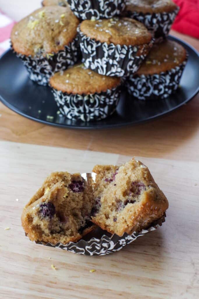 Saskatoon Berry Bliss Muffins - Food Meanderings