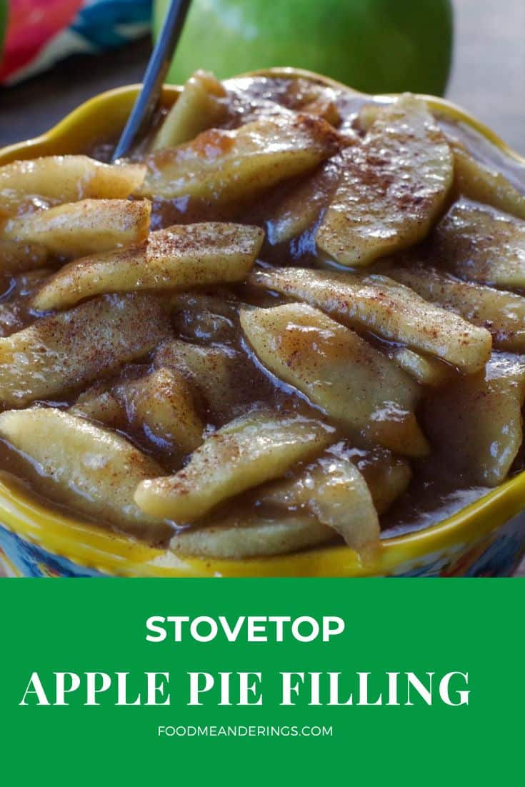 Stovetop Apple Pie Filling - Food Meanderings