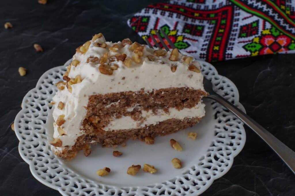 Ukrainian Walnut Torte (with photo instructions)- Food Meanderings