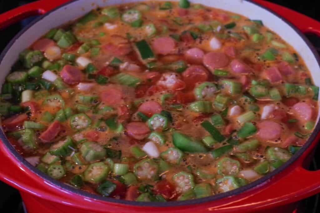 Chicken Gumbo Soup Recipe - Food Meanderings