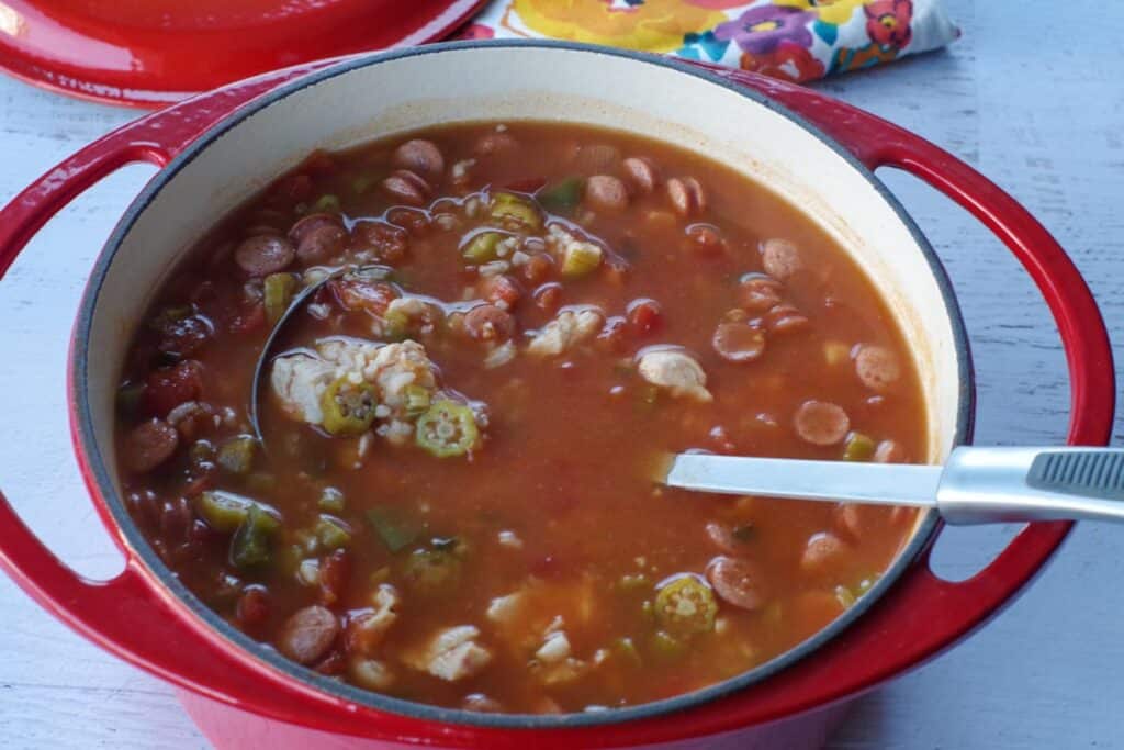 Chicken Gumbo Soup Recipe - Food Meanderings