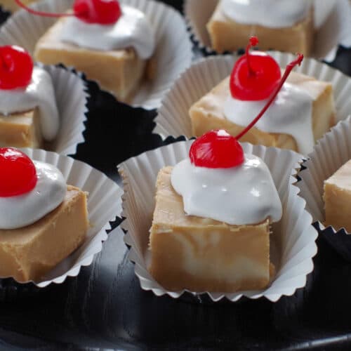 Root Beer Float Fudge - Food Meanderings