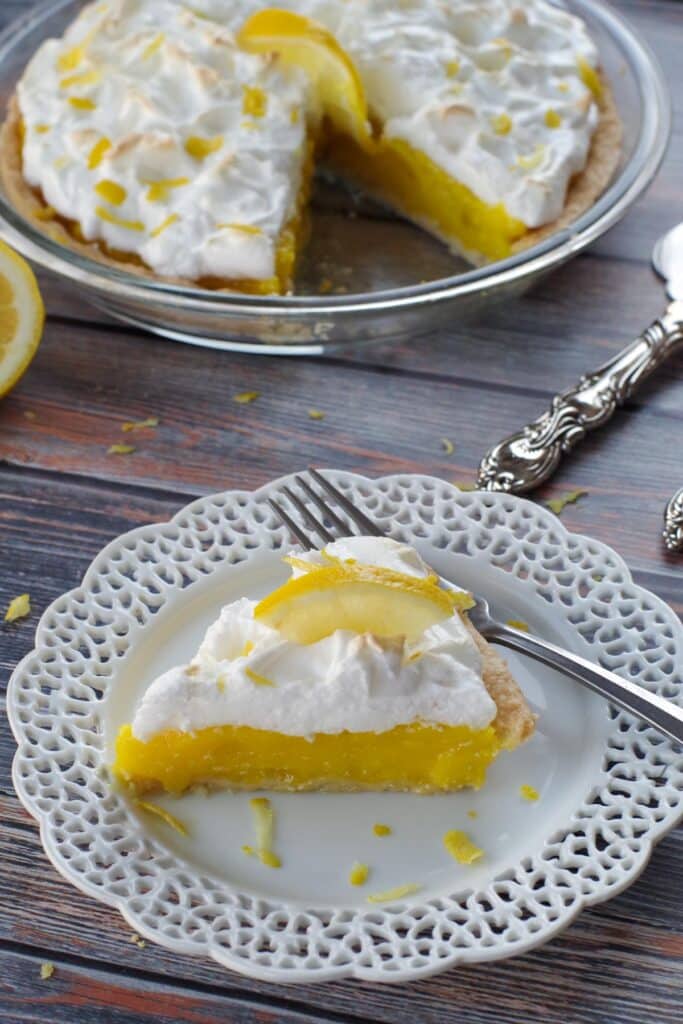 Old fashioned lemon pie - Food Meanderings