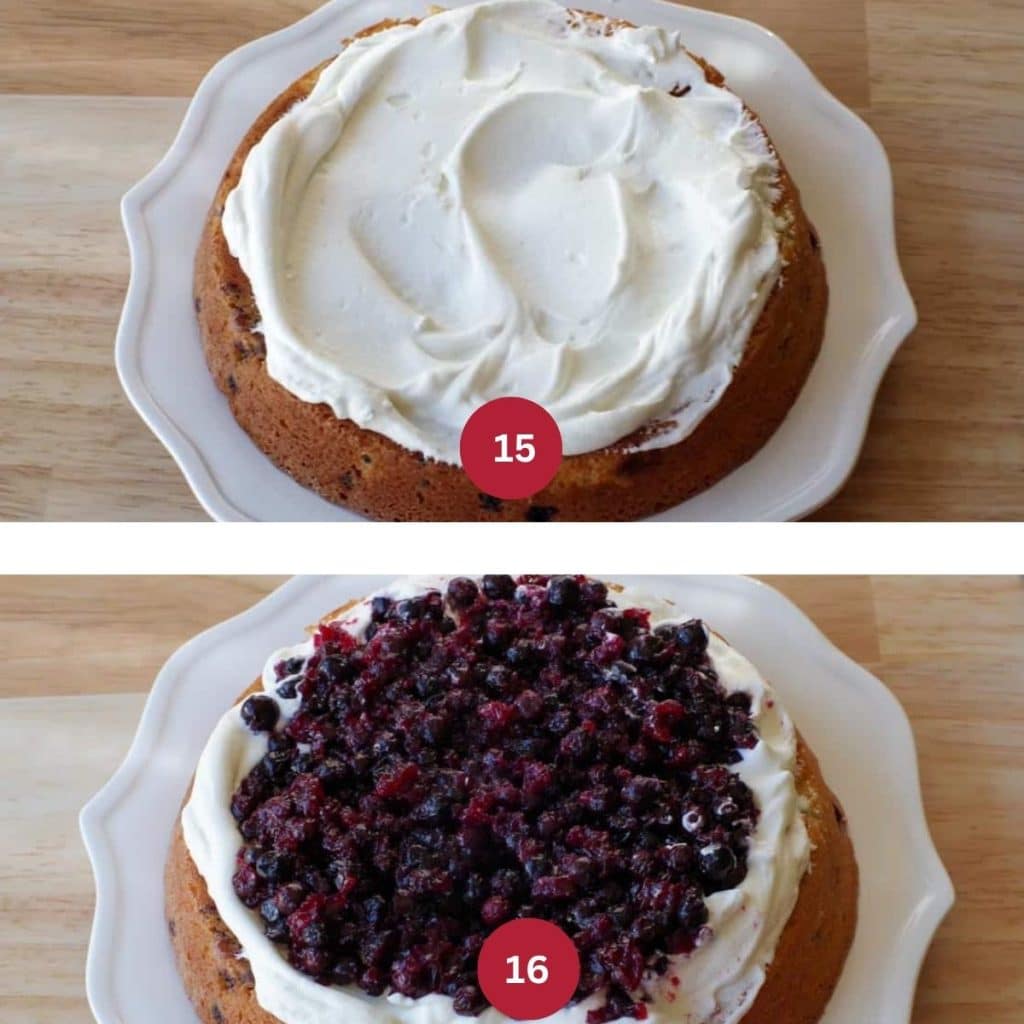 Saskatoon Berry Layer Cake - Food Meanderings