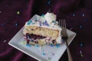Saskatoon Berry Layer Cake - Food Meanderings