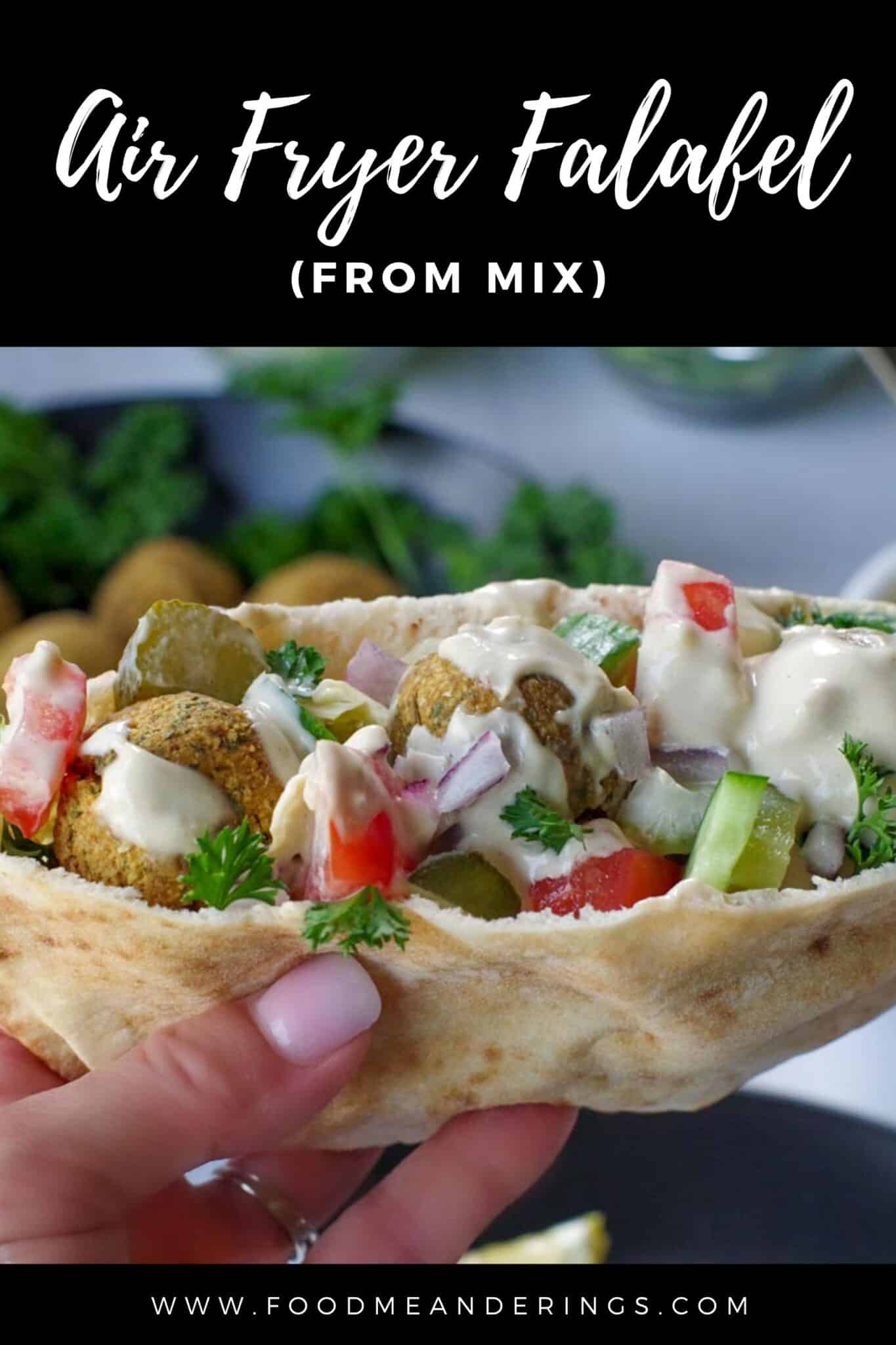 Air Fryer Falafel (from mix) - Food Meanderings