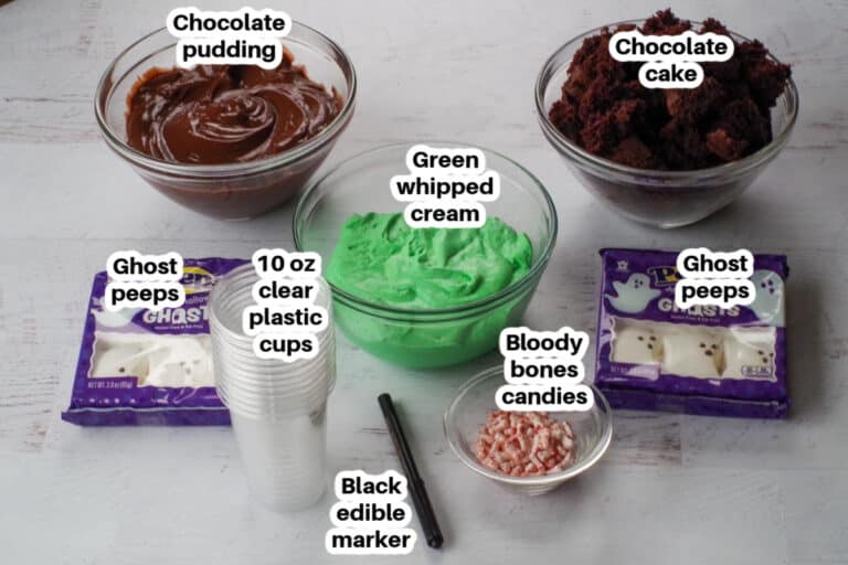 Boo Halloween Pudding Cups - Food Meanderings