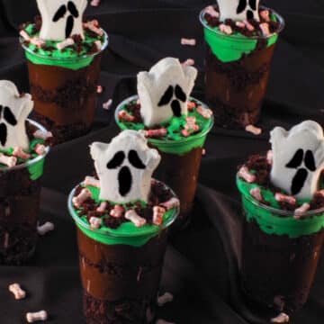 Boo Halloween Pudding Cups - Food Meanderings