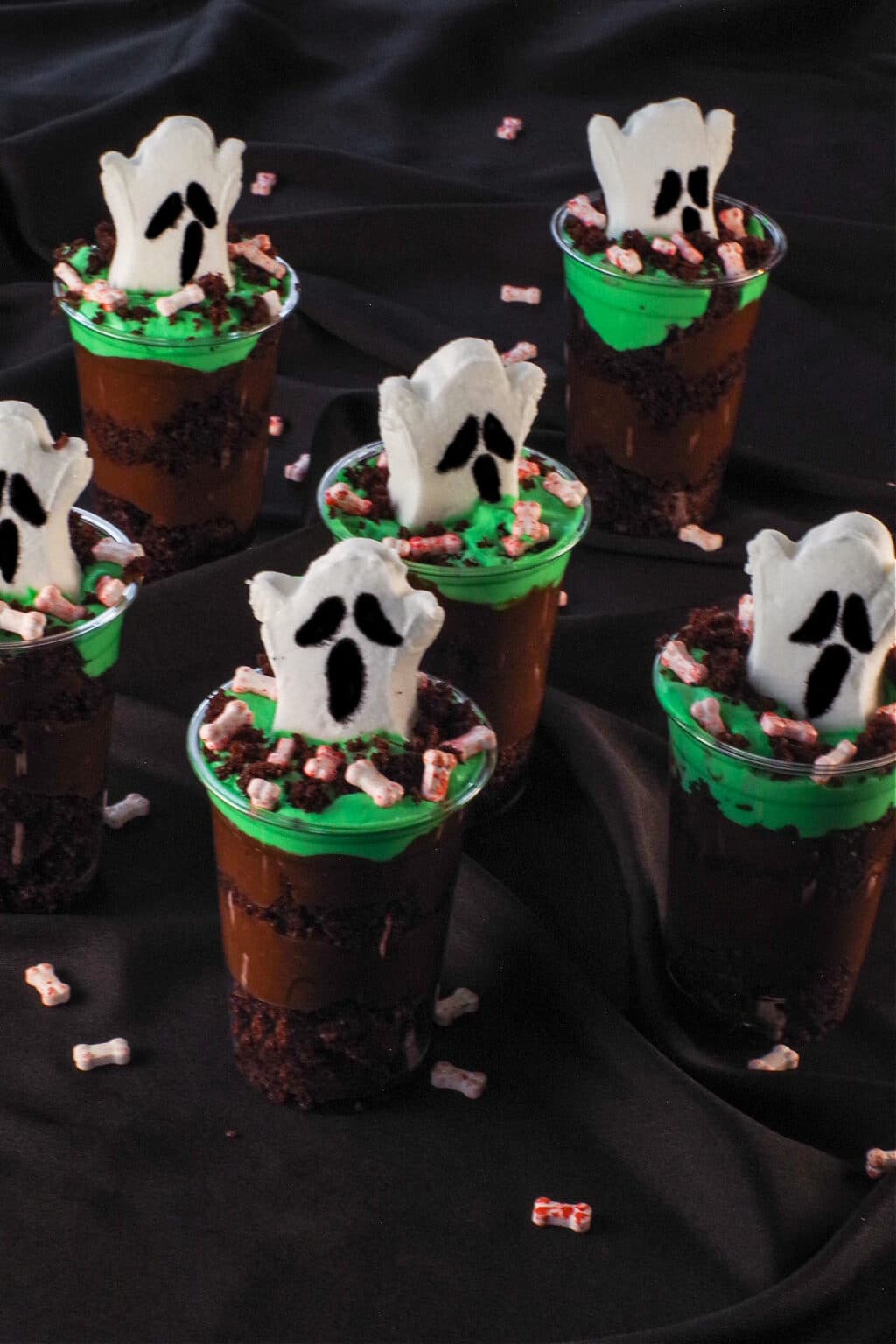 Boo Halloween Pudding Cups - Food Meanderings