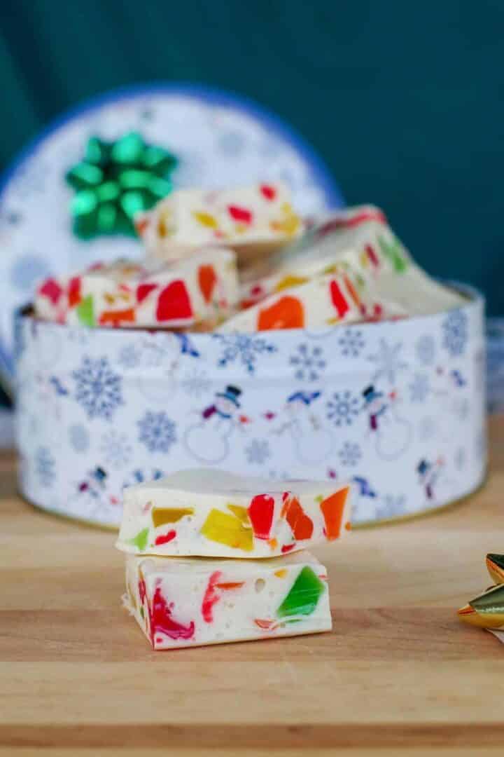 Christmas Nougat (with jujubes) - Food Meanderings