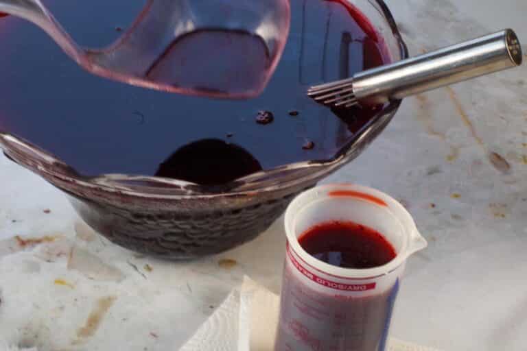 Halloween Blood Bag Drink (non- alcoholic) - Food Meanderings